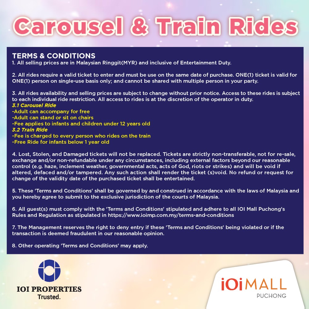 Carousel & Train - IOI Mall Puchong
