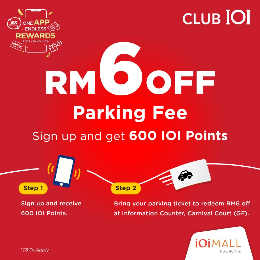 CLUB IOI Member Perks & Benefits - IOI Mall Puchong